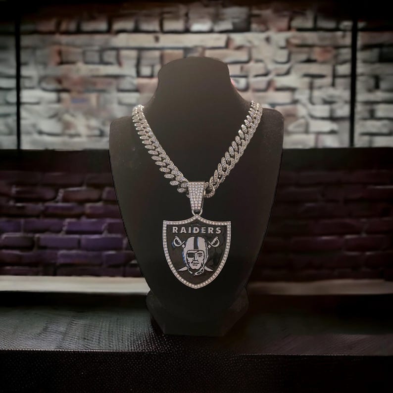 NFL Pendant Necklace - Etsy