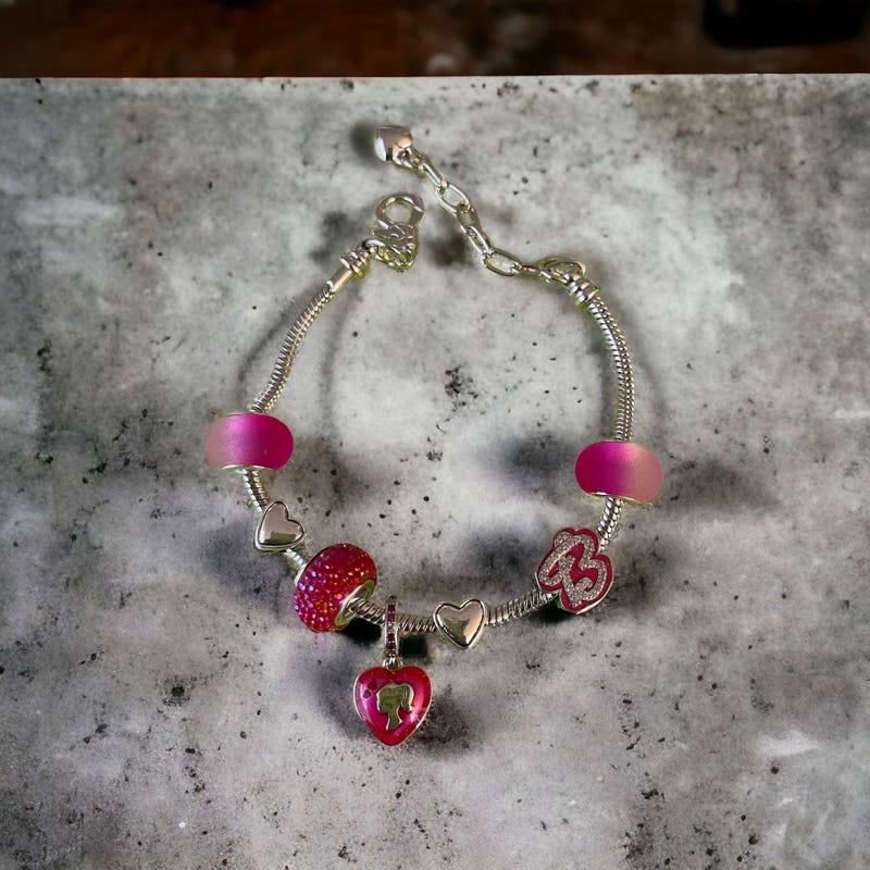 Barbie Charm Bracelet - Etsy