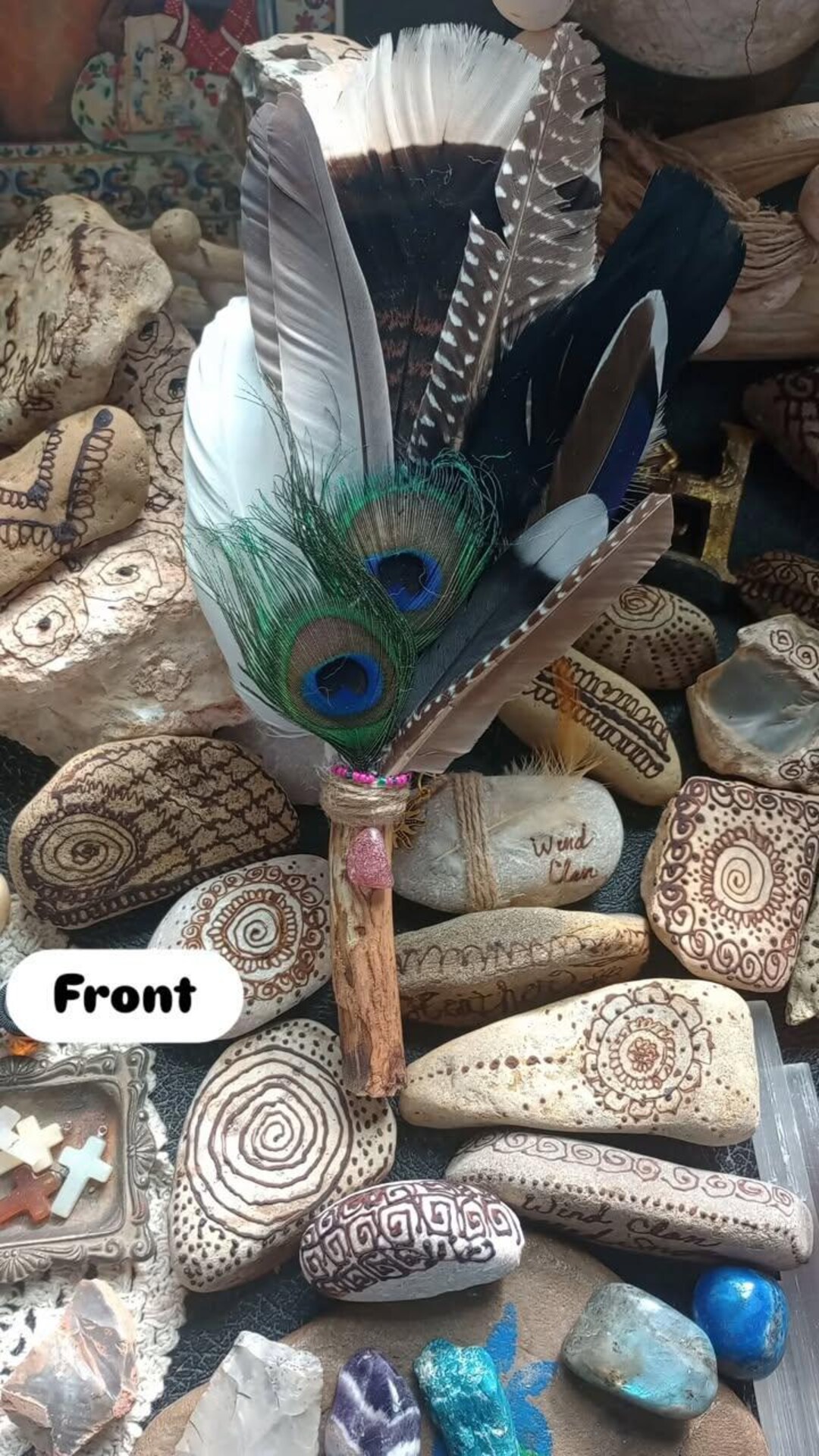 Smudging Feather Fan - Etsy