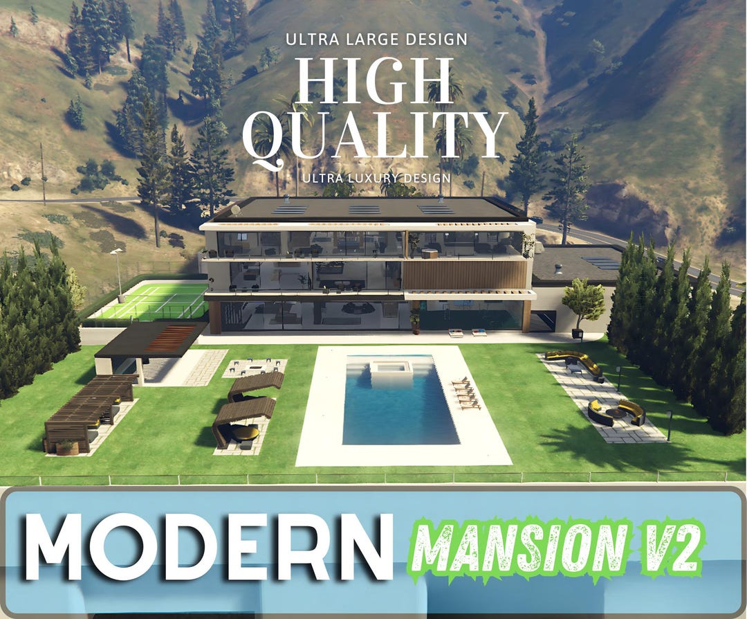 FiveM Modern Mansion V2: MLO de ultra lujo y alto nivel de detalle ...