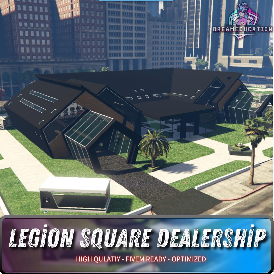 Fivem MLO | Legion Square Dealership Mlo | High Quality | Dealership ...