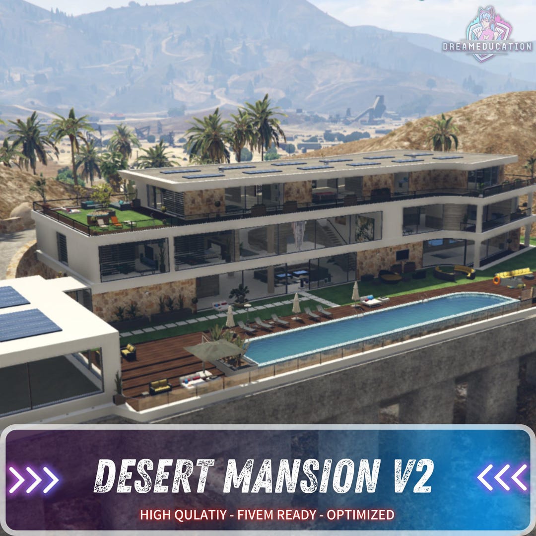 FiveM MLO Desert Mansion MLO 高品質 MLO 最適化されFivem 対応 - Etsy 日本