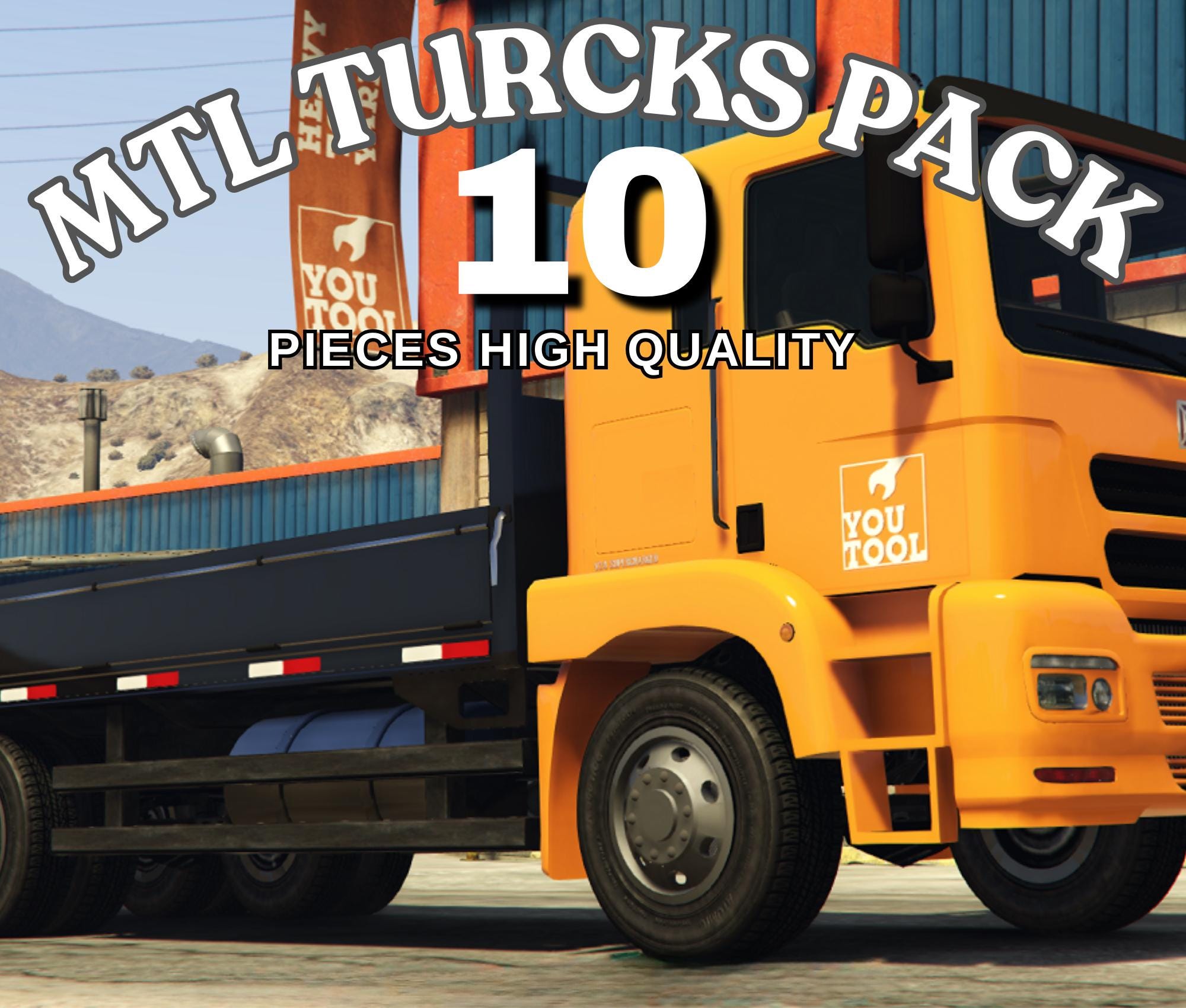 10 MTL Truck Pack Fivem Car Pack Fivem Cars Fivem Fivem Ready Optimized ...