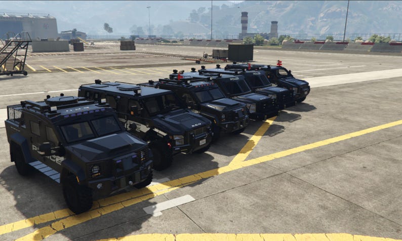 Fivem Car Pack SWAT Car Pack Fivem FiveM l Vehicle pack Fivem Police ...