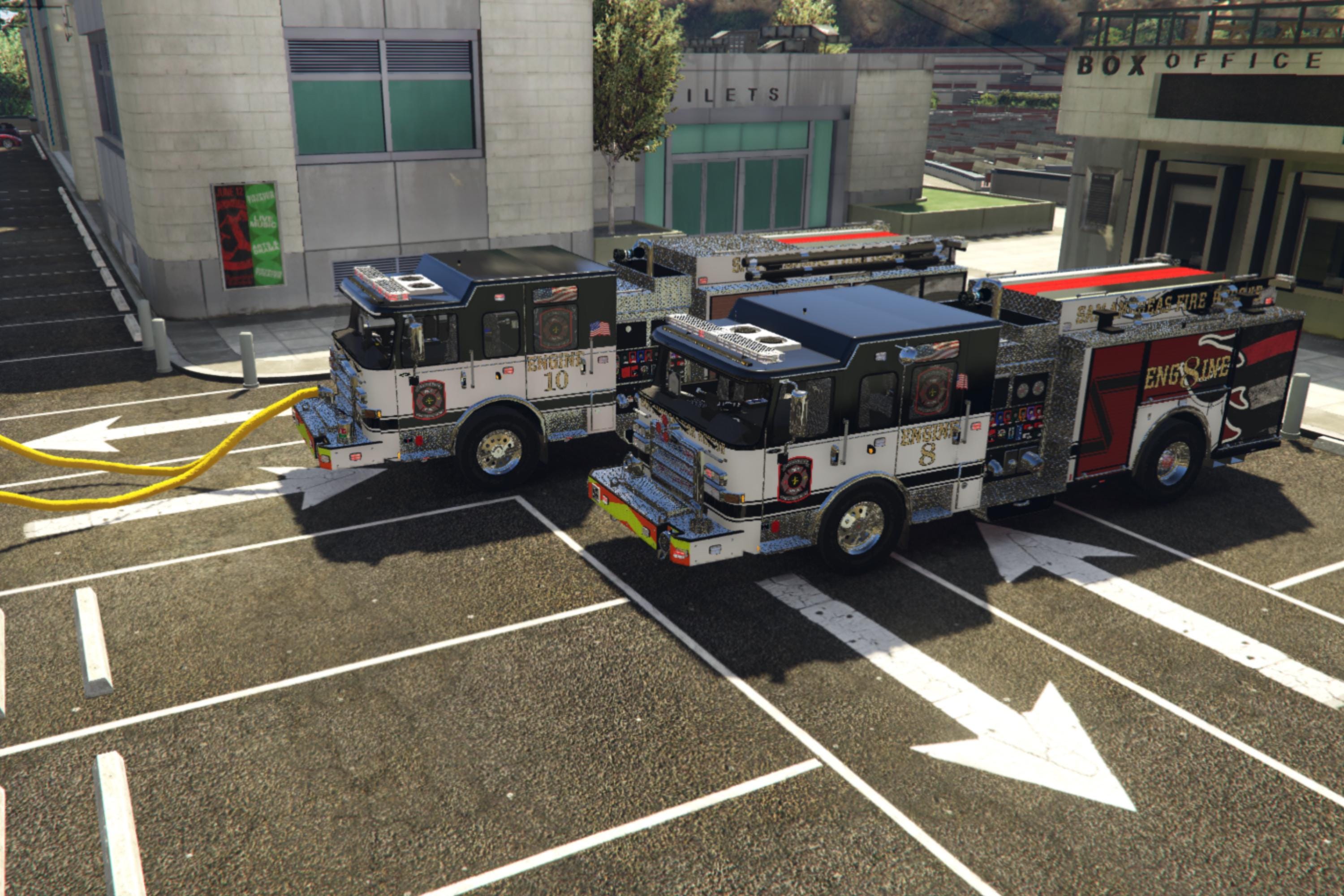 Paquete de diseño de FiveM Fire & Rescue / Camión de bomberos FiveM ...