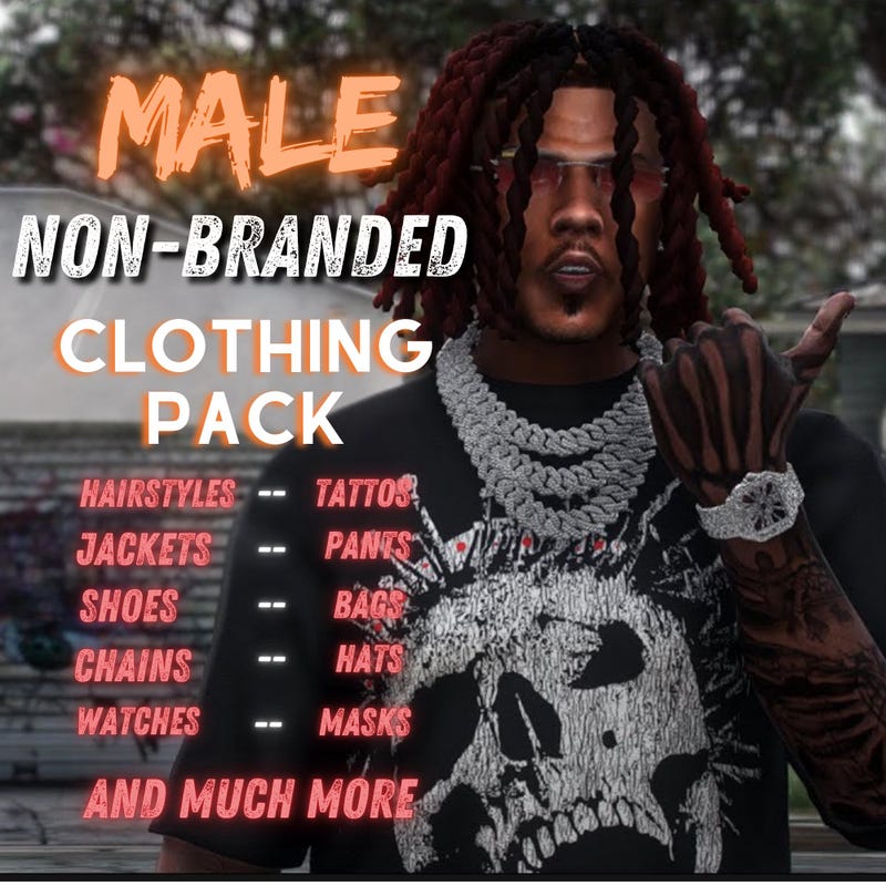 Fivem Unbranded Clothing Pack - Etsy