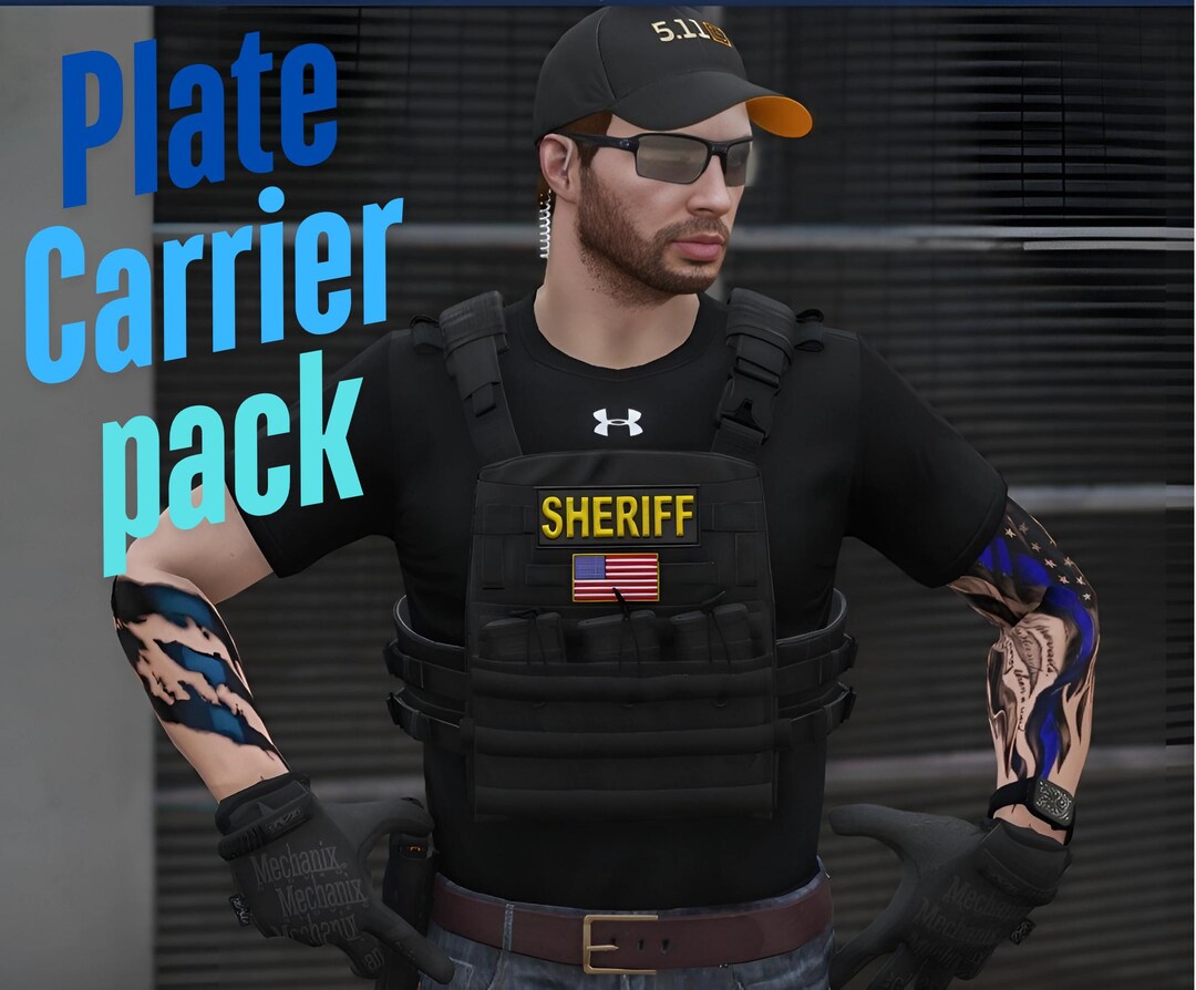 Plate Carrier Pack Fivem and Singleplayer Compatible Customizable ...