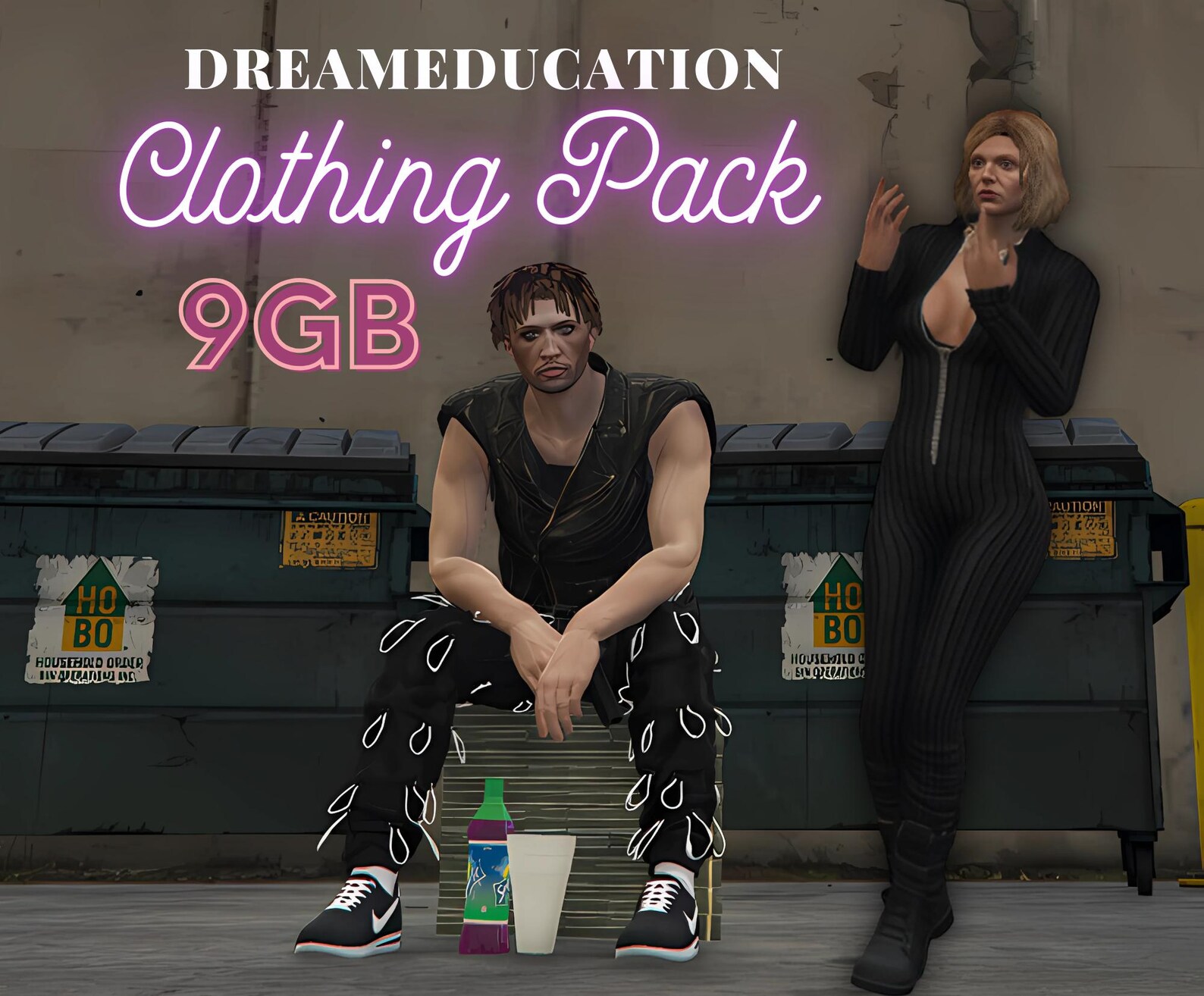 Fivem Male + Female Clothing Pack | Branded Clothing Pack | Fivem Male ...