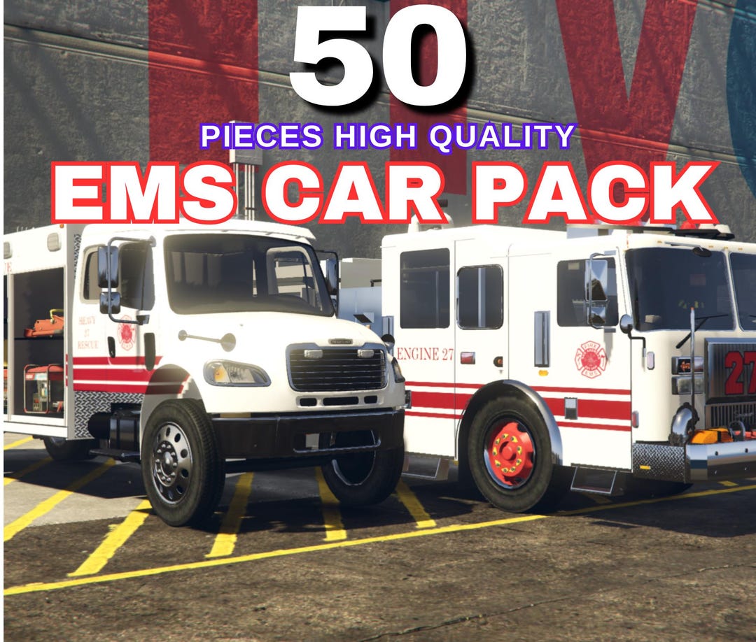 Fivem EMS Pack | EMS Cars for Fivem | Fivem Cars | Fivem Car Packs | Fivem Ready | EMS Vehicle ...