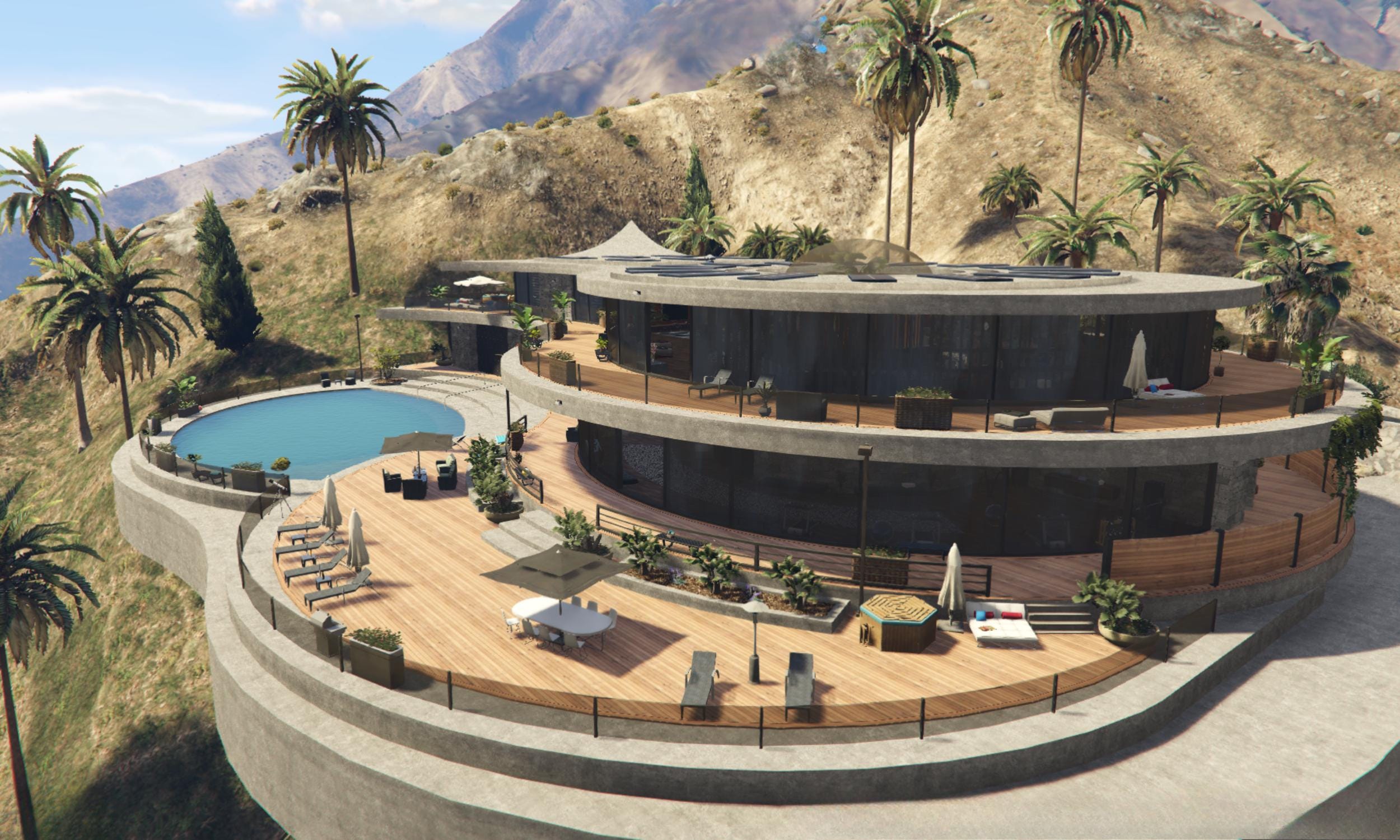 Fivem Tropical Mansion Fivem Mlo Fivem Mansion Tropical Villa High ...