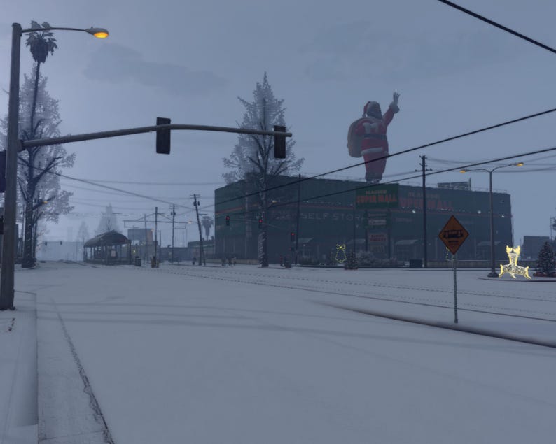 Fivem Christmas Map + Car | Los Santos Christmas Map | Christmas Dodge ...