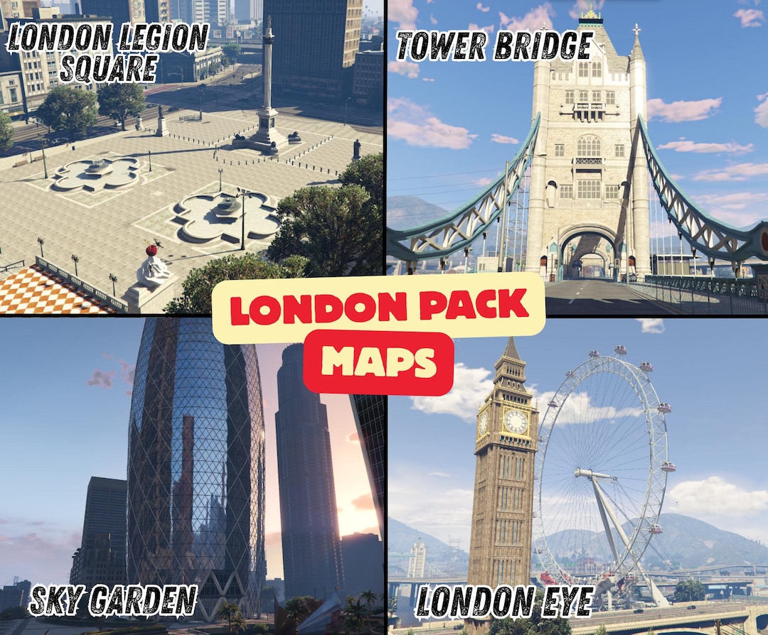 Fivem London Map Pack: Tower Bridge, London Eye, Legion Square - Etsy UK