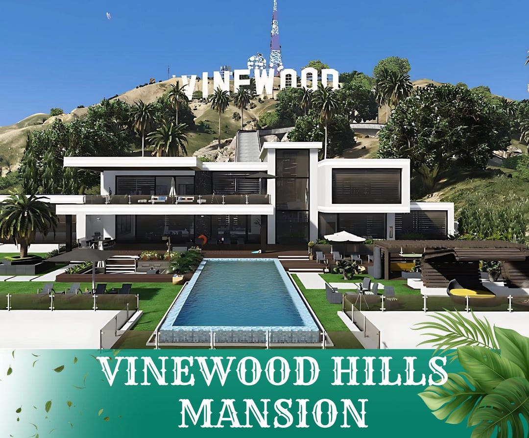 Vinewood Hills Mansion MLO: Luxury Fivem Roleplay - Etsy
