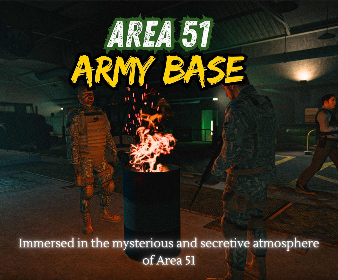 Fivem Area 51 Army Base MLO | Fivem MLO | Underground Secret Military ...