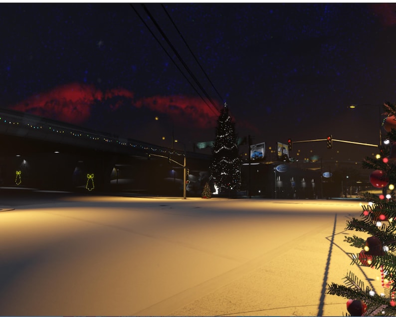 Fivem Christmas Map + Car | Los Santos Christmas Map | Christmas Dodge ...