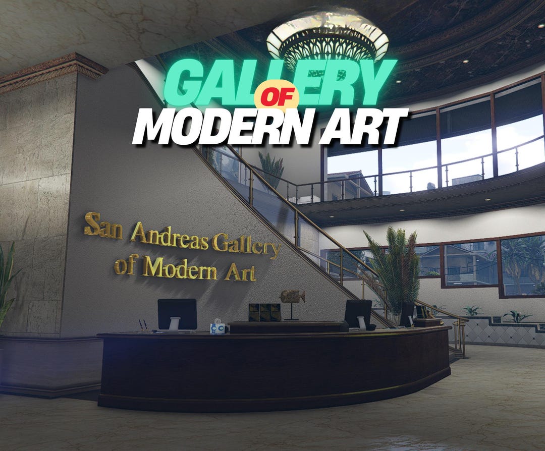 Fivem Modern Art Gallery | Fivem Mlo | Realistic Museum Interior for RP ...