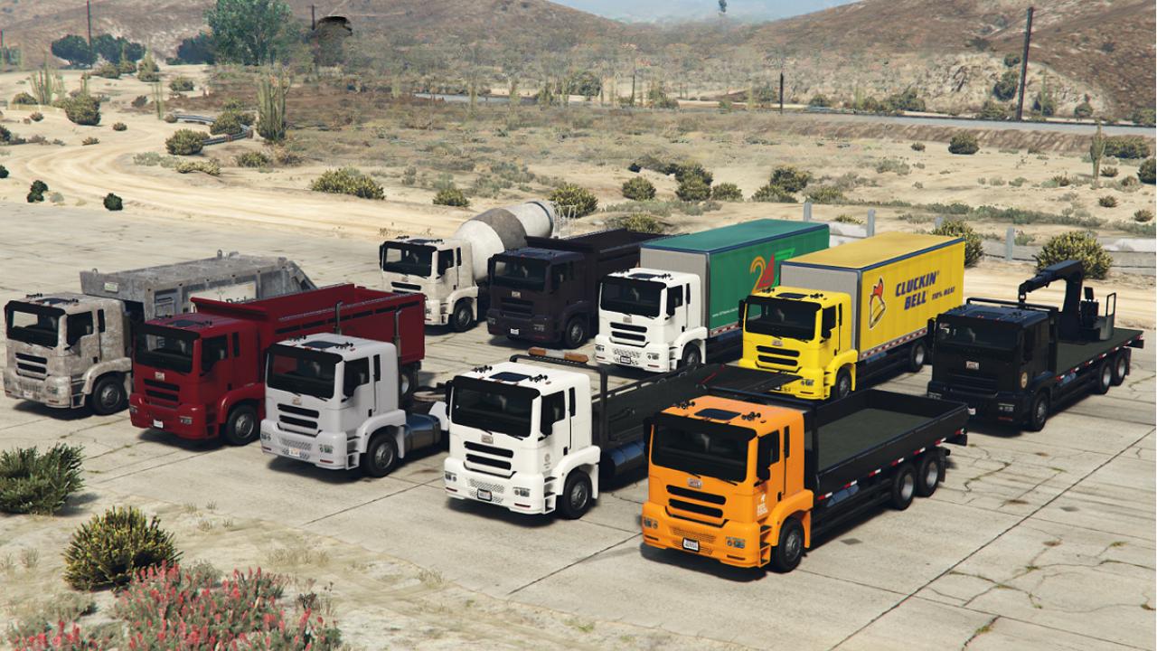 10 MTL Truck Pack Fivem Car Pack Fivem Cars Fivem Fivem Ready Optimized ...