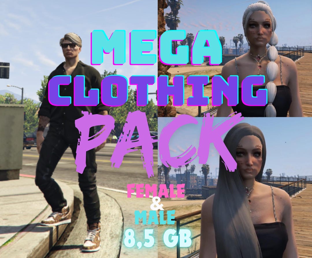 Fivem Male Female Clothing Pack | Fivem Clothing Pack | Fivem Clothes Pack | Fivem Clothes ...
