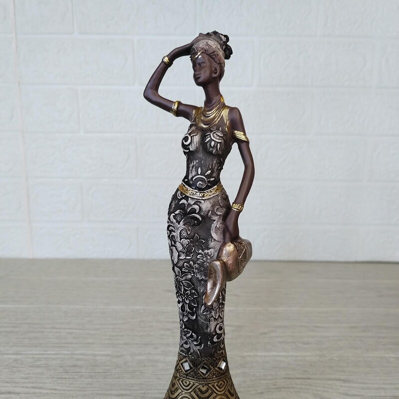 African Woman Statue - Etsy