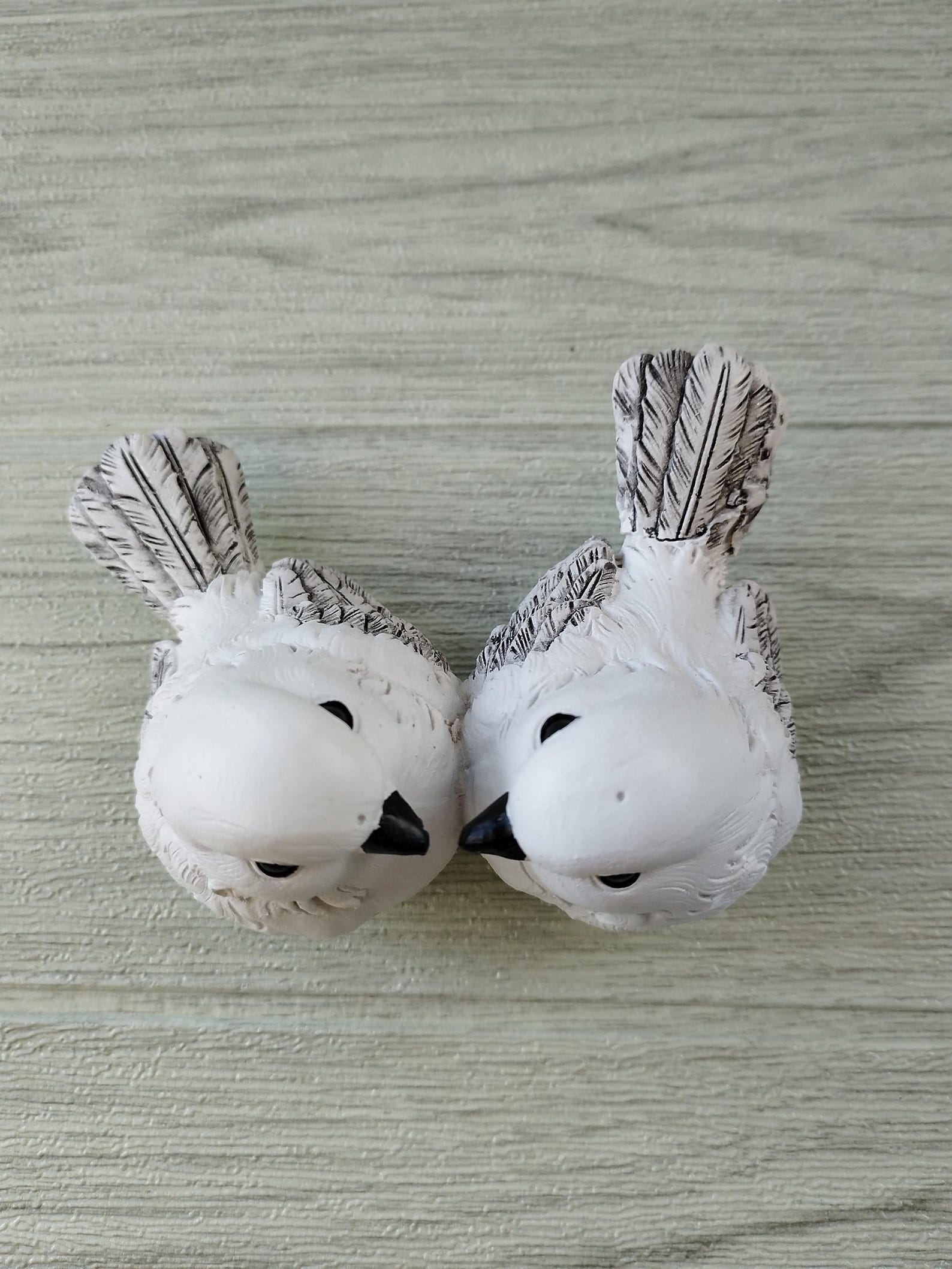 White Lovebirds Statue, Romantic Bird Figurine, Lovebirds Figurine ...