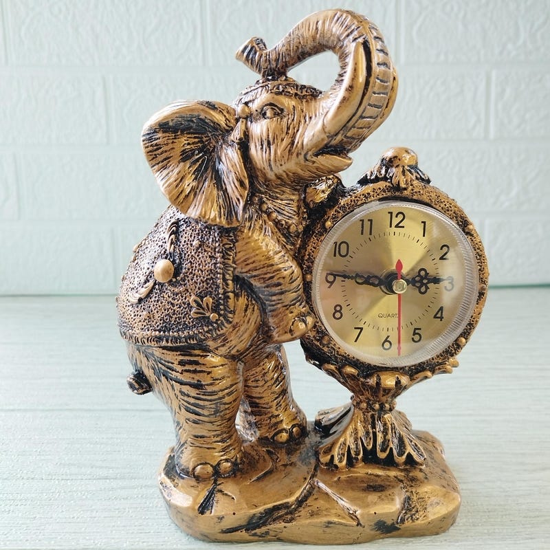 Elephant Clock - Etsy