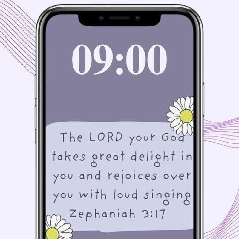 Purple Christian Wallpaper - Etsy