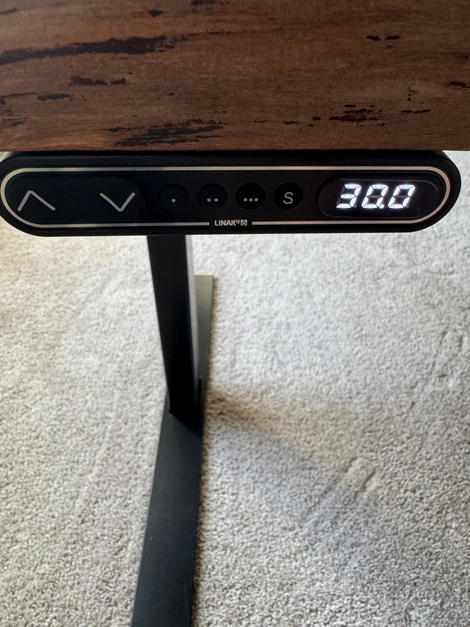 L-shaped Adjustable (standing), Live Edge Desk - Etsy
