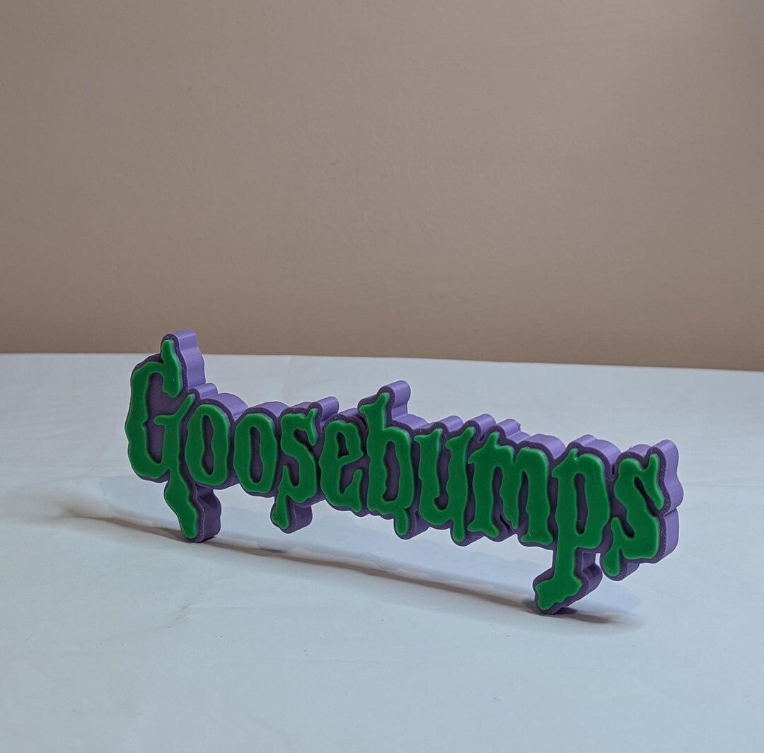 Goosebumps Freestanding Movie Sign - Scary Comedy - Etsy
