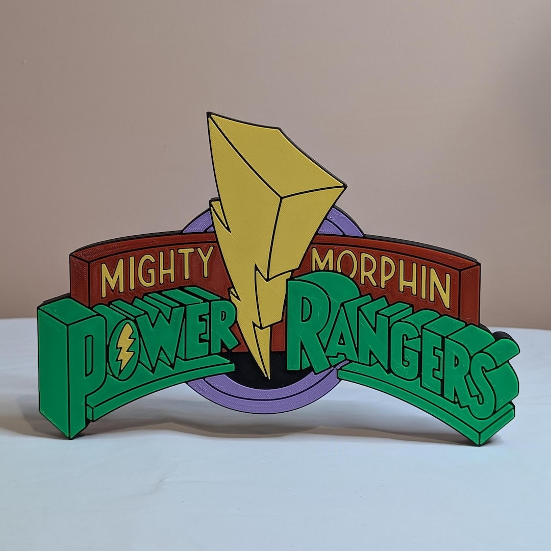 Retro MMPR Freestanding Sign - Etsy