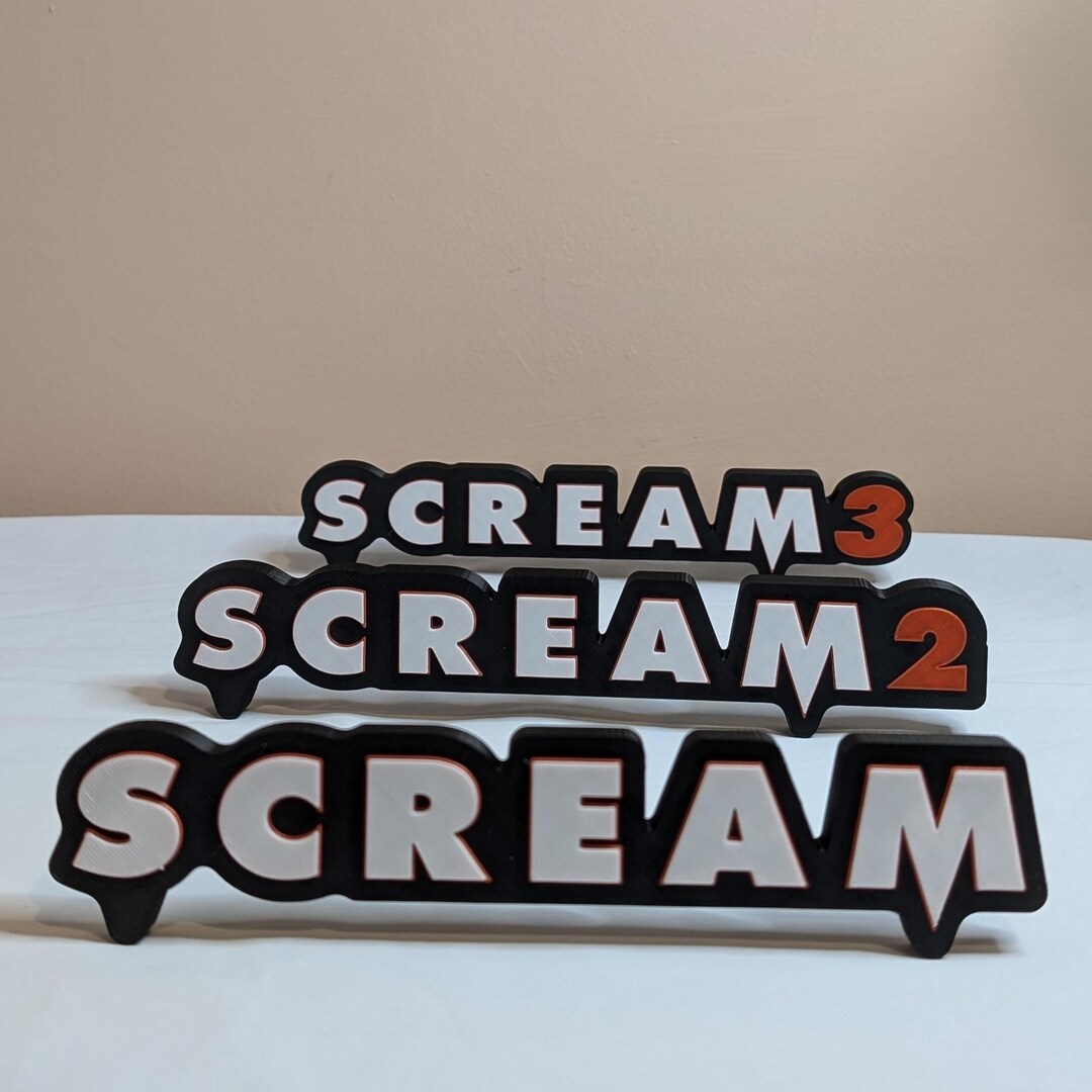 Scream 1-6 Freestanding Sign - Horror Slasher - Etsy