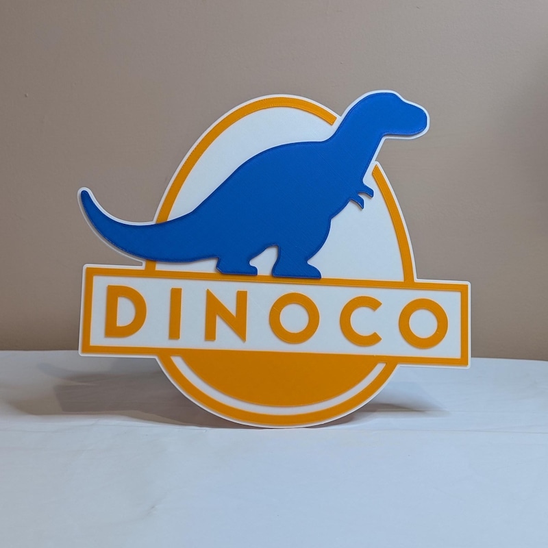 Dinoco Logo - Etsy