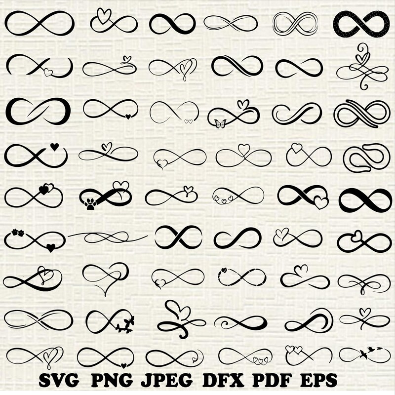 Infinity Symbol Svg - Etsy