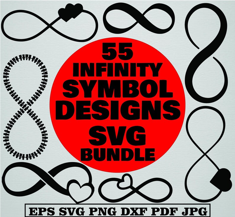 Infinity Symbol Svg Bundle, Infinity Png Bundle, Infinity Cut Files for ...