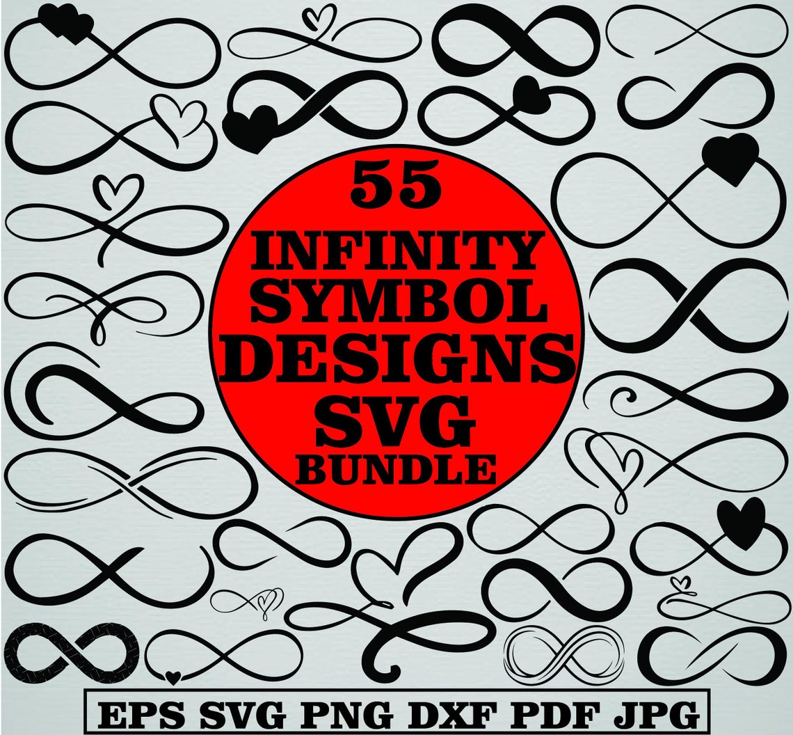 Infinity Symbol Svg Bundle, Infinity Png Bundle, Infinity Cut Files for ...