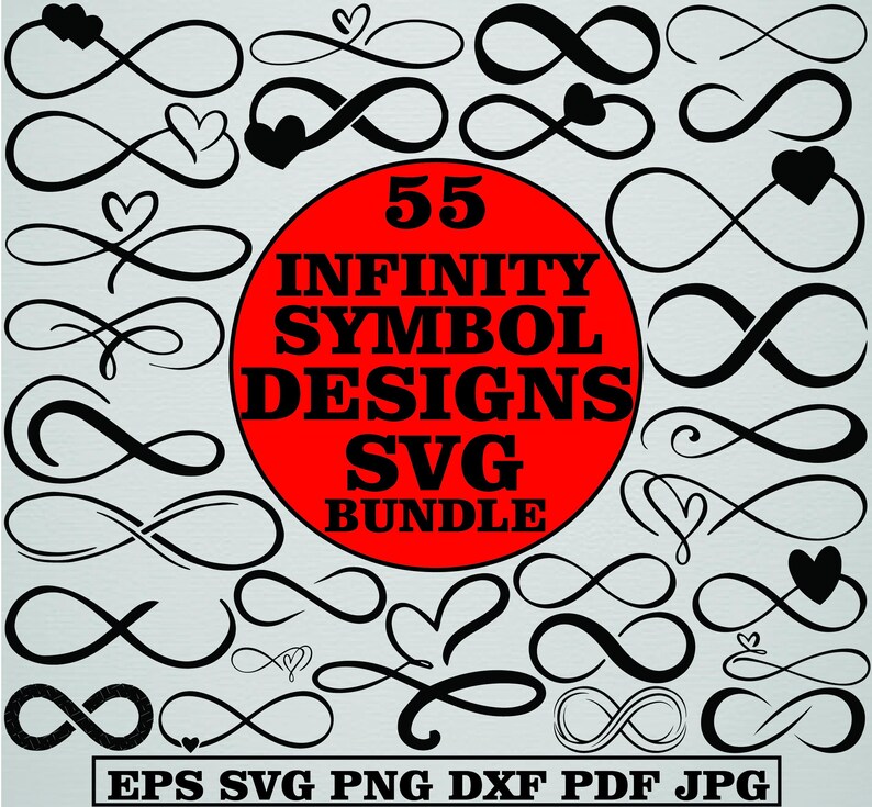 Infinity Symbol Svg Bundle, Infinity Png Bundle, Infinity Cut Files for ...