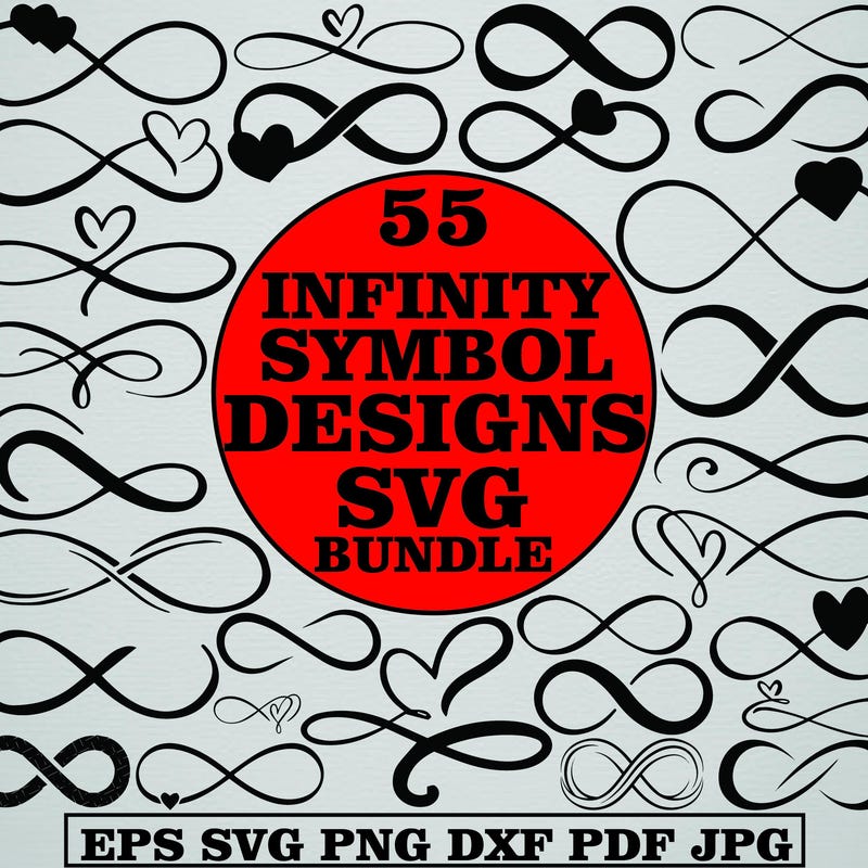 Infinity Symbol Svg - Etsy