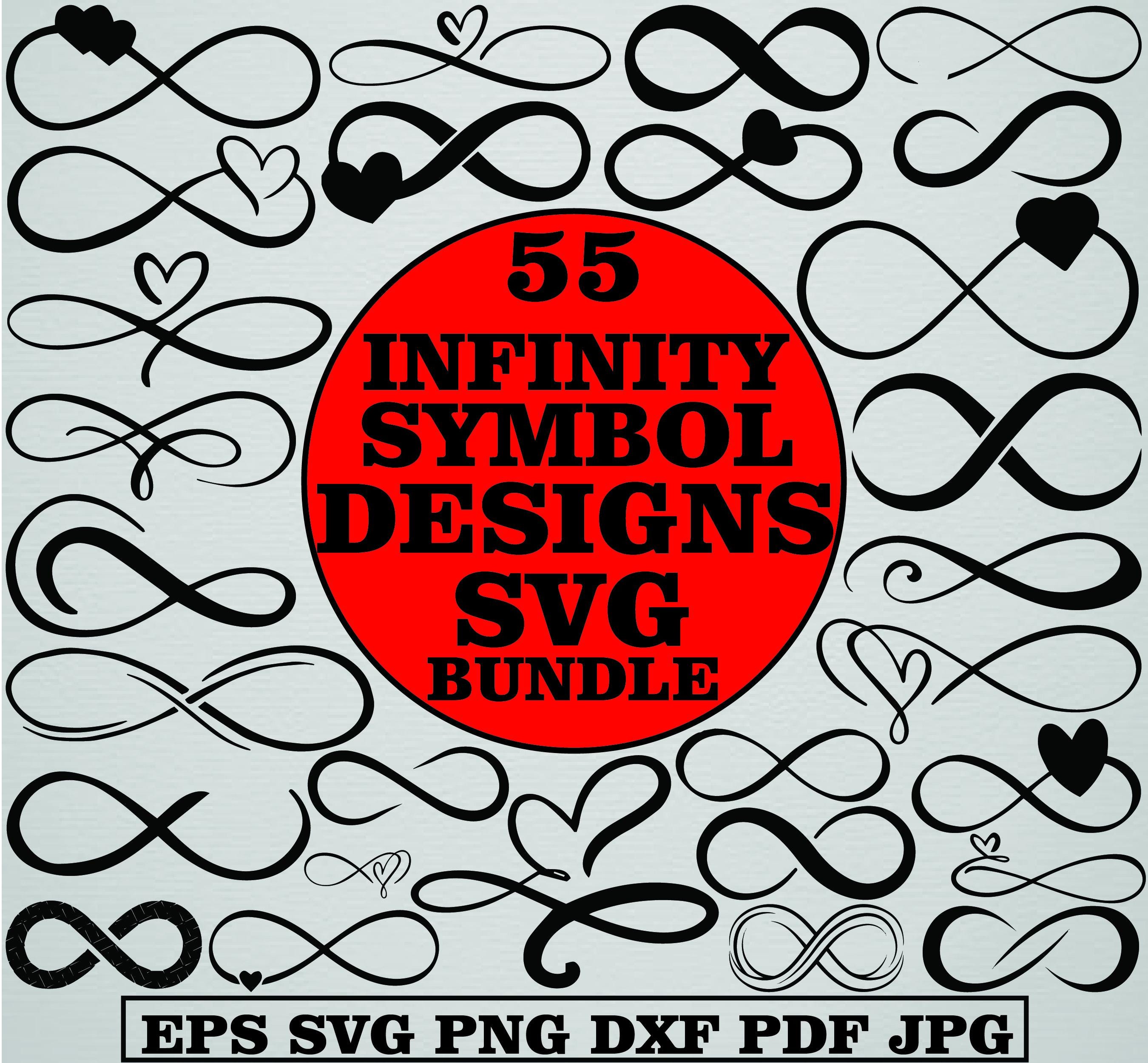 Infinity Symbol Svg Bundle, Infinity Png Bundle, Infinity Cut Files for ...