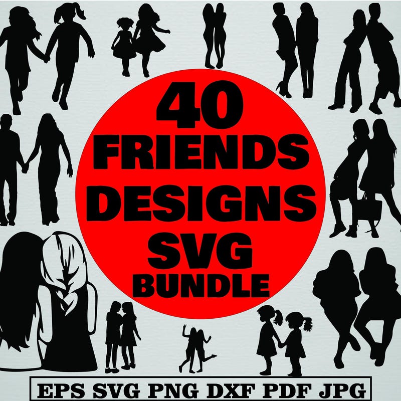 Friends Svg - Etsy