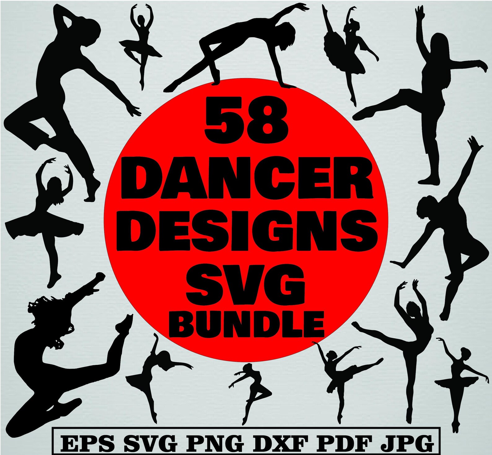 Mega Dance Svg Bundle, Dance Clipart, Girl Dance Svg, Dancers Svg ...