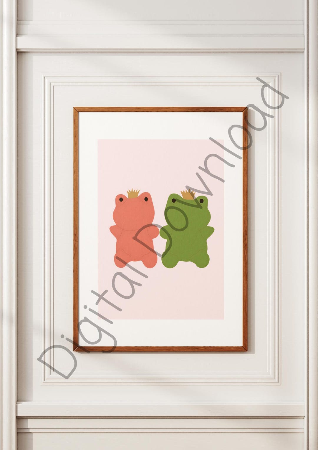 Jellycat Frog Inspired A4 Poster: Kawaii Nursery Art (digital Download ...