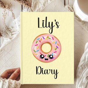 Personalized Tween Girl Journal, Kawaii Diary, Christmas Gift Under 25 ...