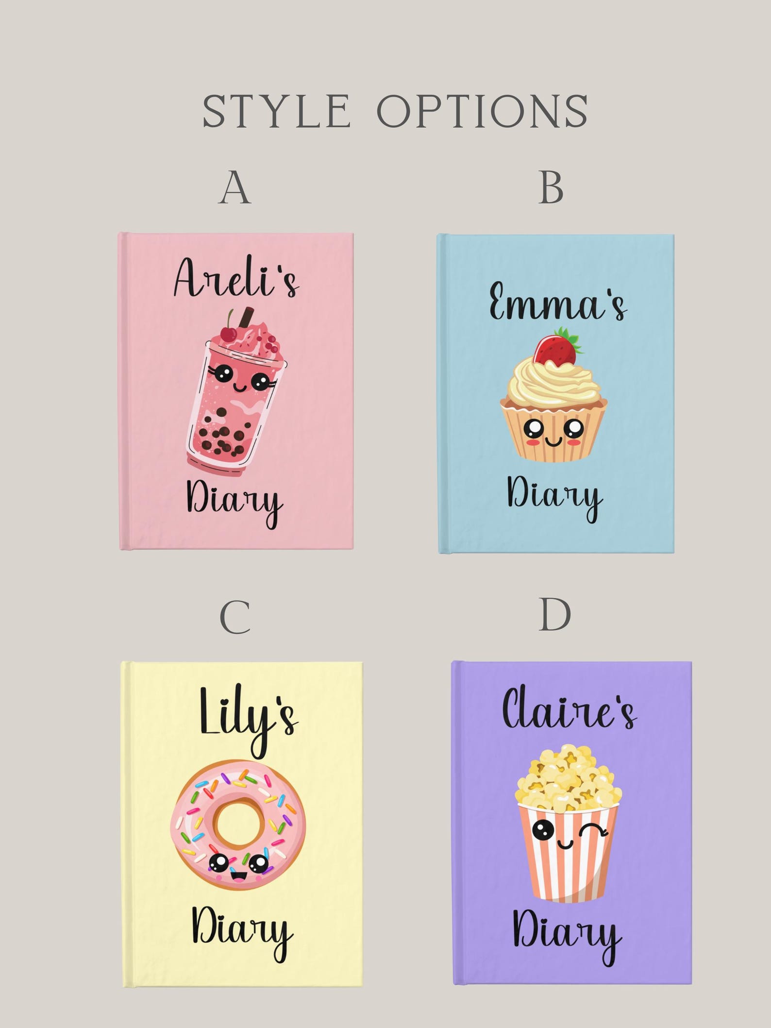 Personalized Tween Girl Journal, Kawaii Diary, Christmas Gift Under 25 ...