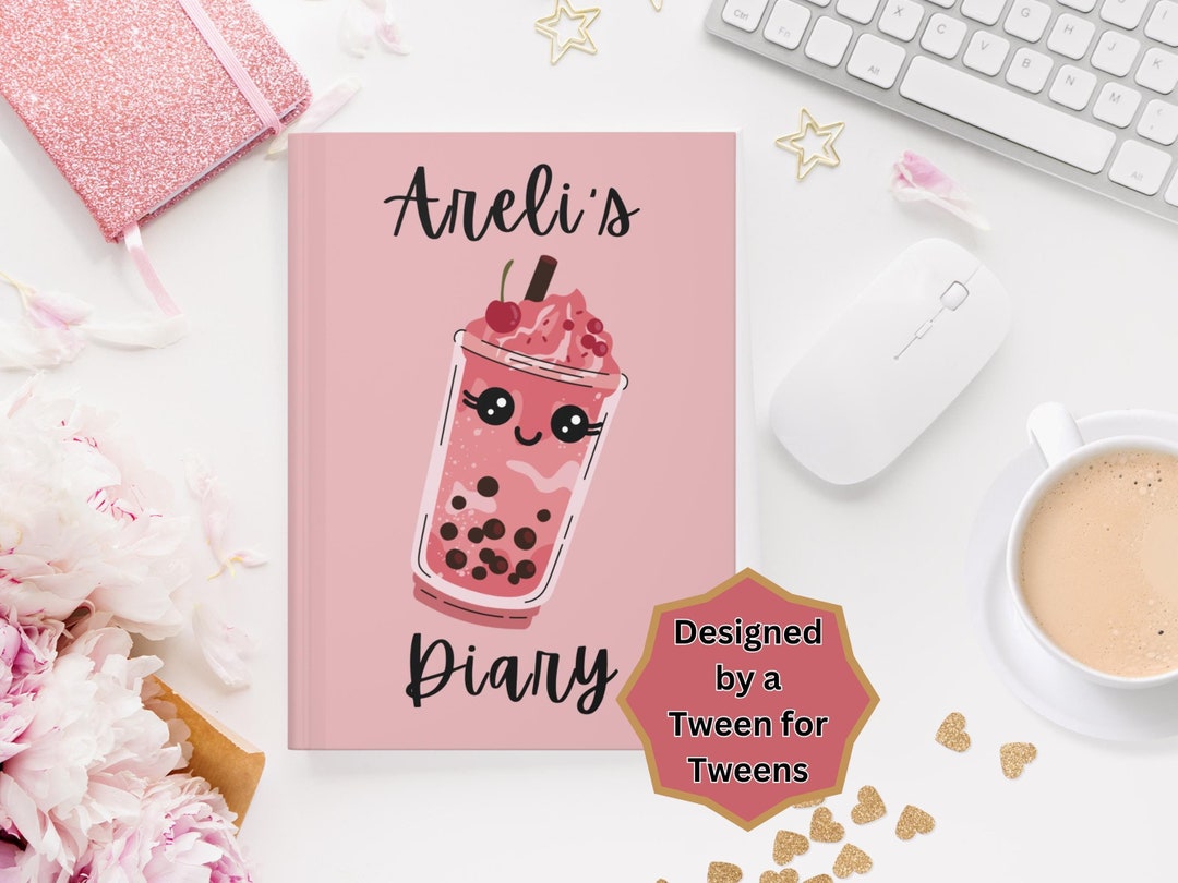 Tween Girl Personalized Diary, Tween Girl Gifts, Custom Girls Name ...