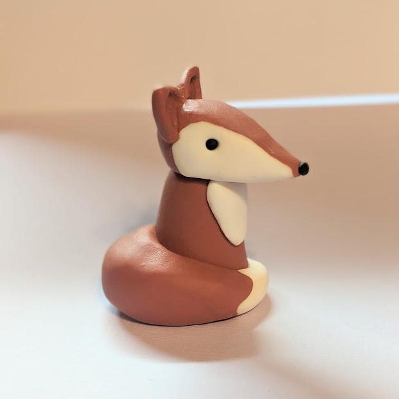 Clay Fox - Etsy