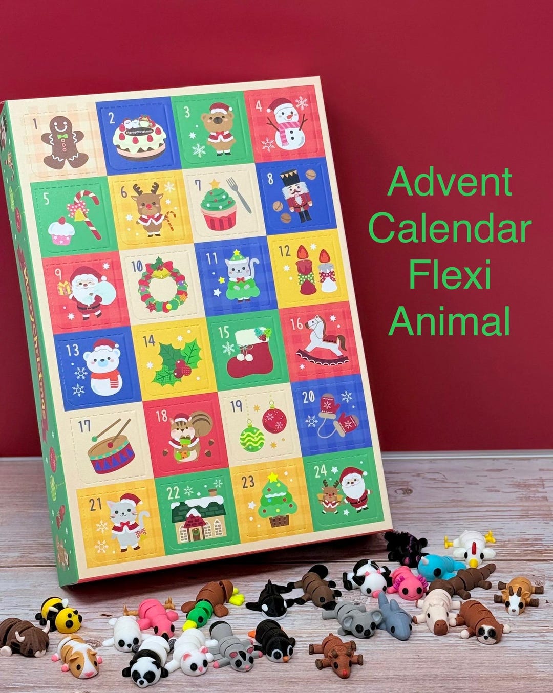 Advent Calendar Flexi Wigglitz Pocket Pets Animal Toys: Mini ...
