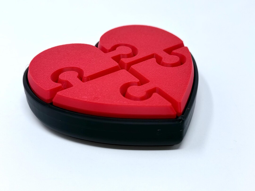 Larsco's Creation 3D Printed Puzzle Clicker Heart Toy Fun Fidgets All ...