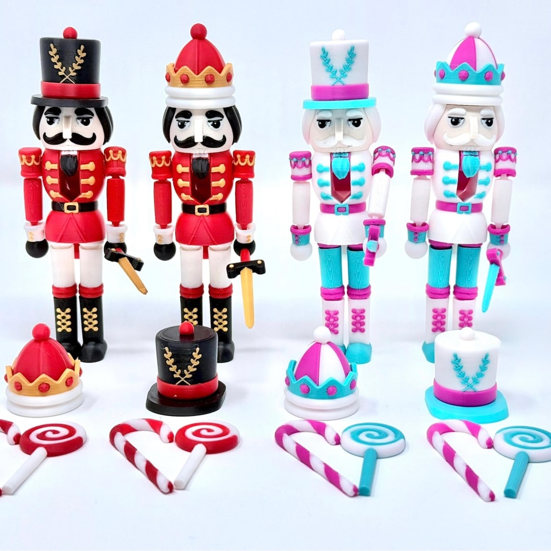 3D Printed Nutcrackers That Articulate | Soldier and Candy | Larsco ...