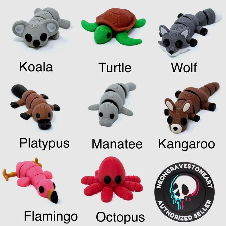 Mini Pocket Pets: Flamingo, Unicorn, Axolotl, Moose, Raccoon, T-rex ...