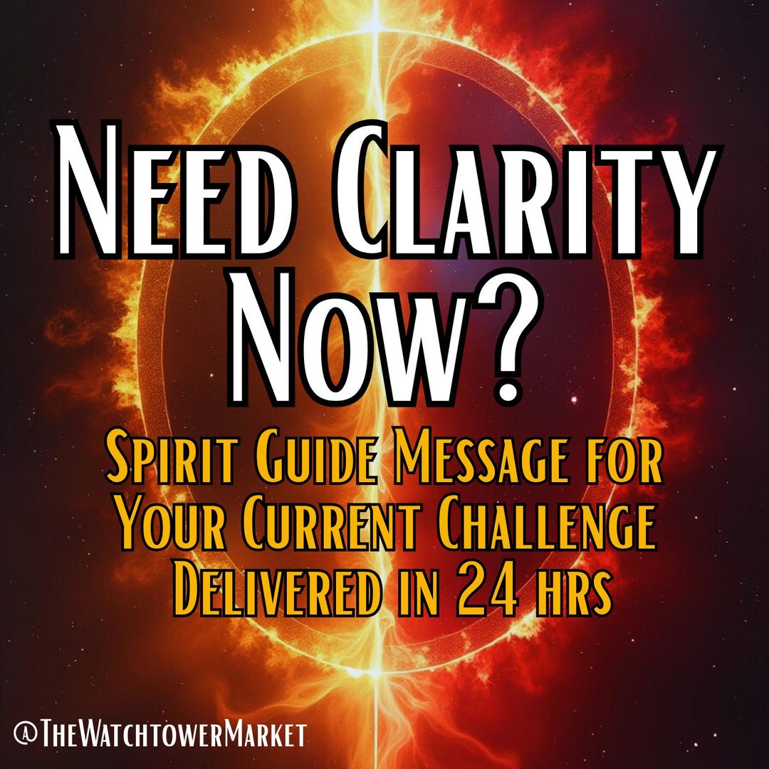 Channeled Spirit Guide Reading: Clarity & Guidance (PDF Delivery Within ...
