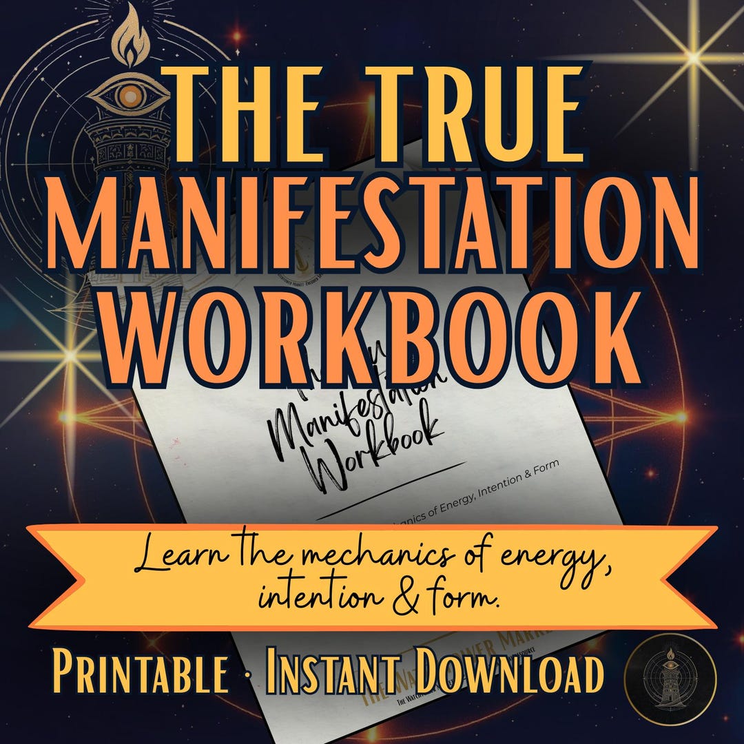The True Manifestation Workbook | Printable Manifestation Guide for ...